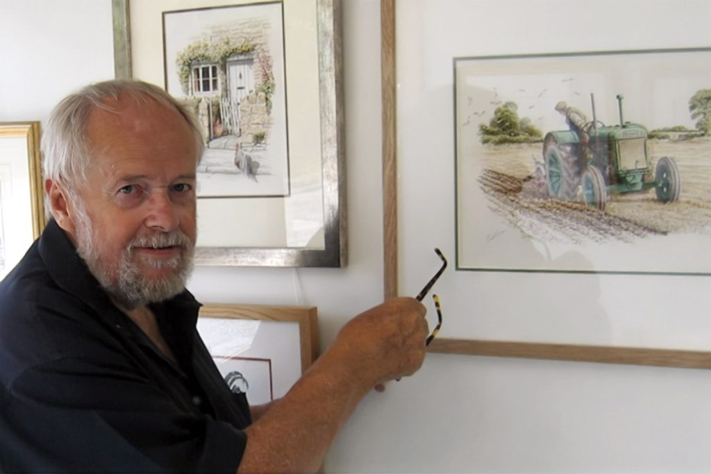 Michael Cooper, Rural Watercolour Artist, is Retiring - Somerset Crafts